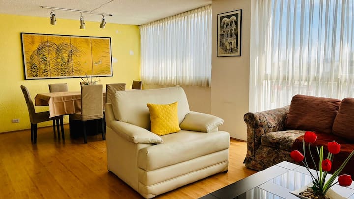 Gelati Aptm 2bed/2bat/1parking - Mexiko-Stadt