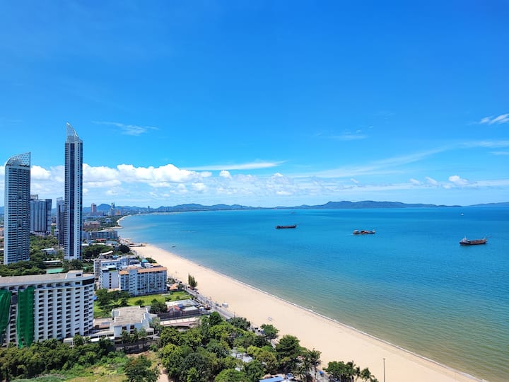 B2023中天高层海景两卧lumpini Park Beach - Pattaya
