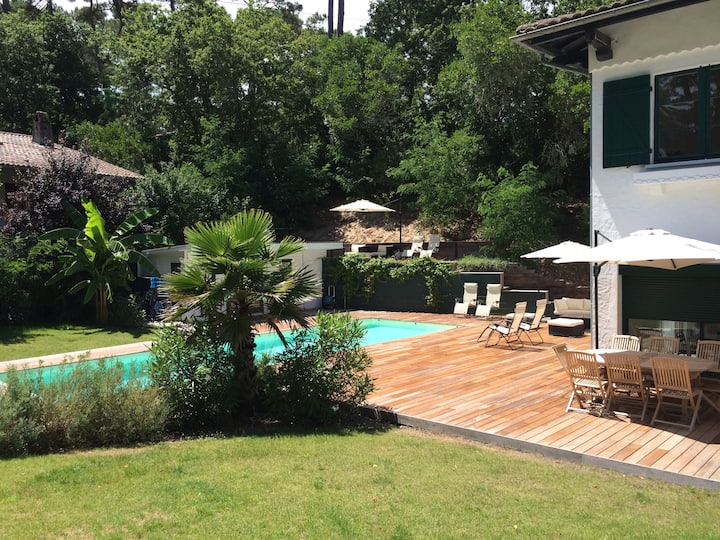 5* Pyla 450 M Plage 6 à 8 Pers Clim Pisc Chauffée - Pyla sur Mer