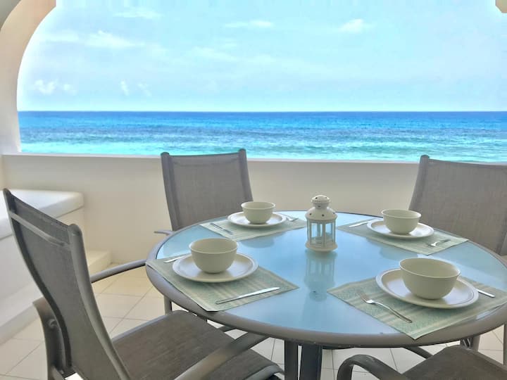 Ocean Front Apt!!! Caribbean Sea!! Amazing Views! - Isla Mujeres