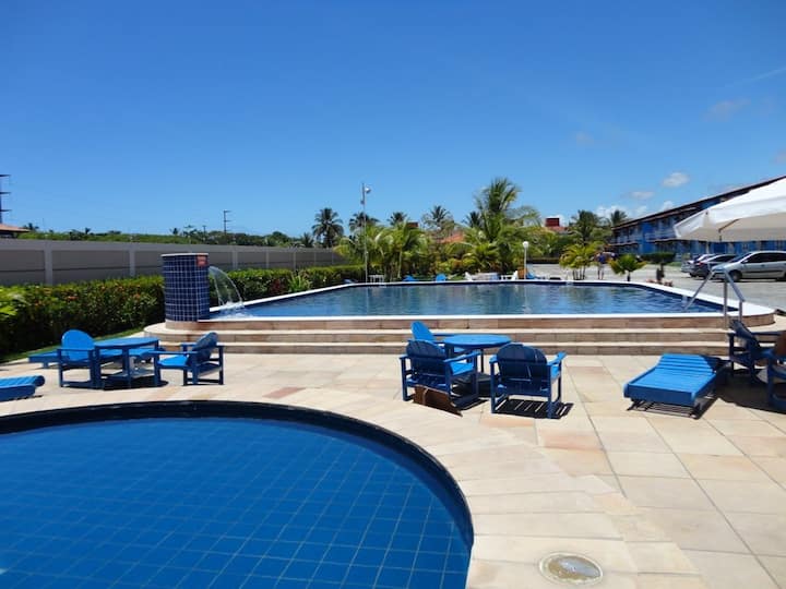 Apartamento 300m Do Mar, Piscinas E Churrasqueira - Porto Seguro