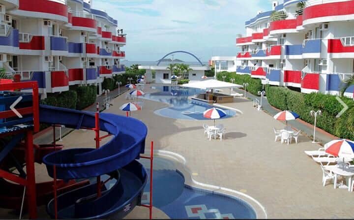 Flat Na Beira Mar Em Hotel Infraestrutura Completa - Florianópolis