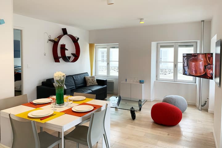 Superbe Appart, Design, Cosy, Vieux-port Au Calme - La Rochelle
