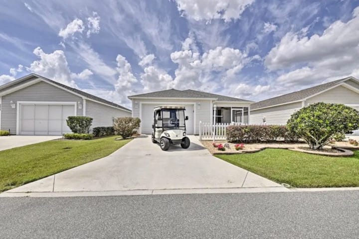 Patio Villa, Great Location, Free Gas Golf Cart! - Wildwood, FL