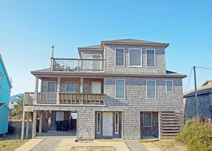 The Avalon 5 Bd 4 Bath Pool & Hot Tub At The Beach - Nags Head, NC