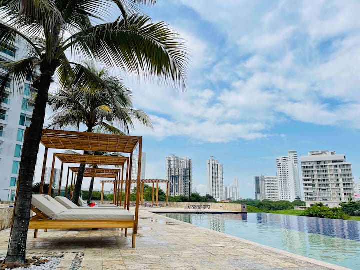 Hospédate Frente Al Mar Con Piscina Gym Cartagena - Cartagena