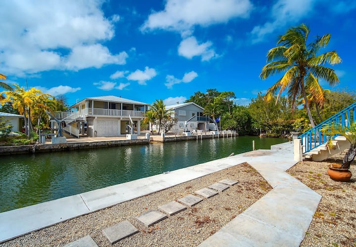 Canal Front Home With Dock Space - Big Pine Key, FL
