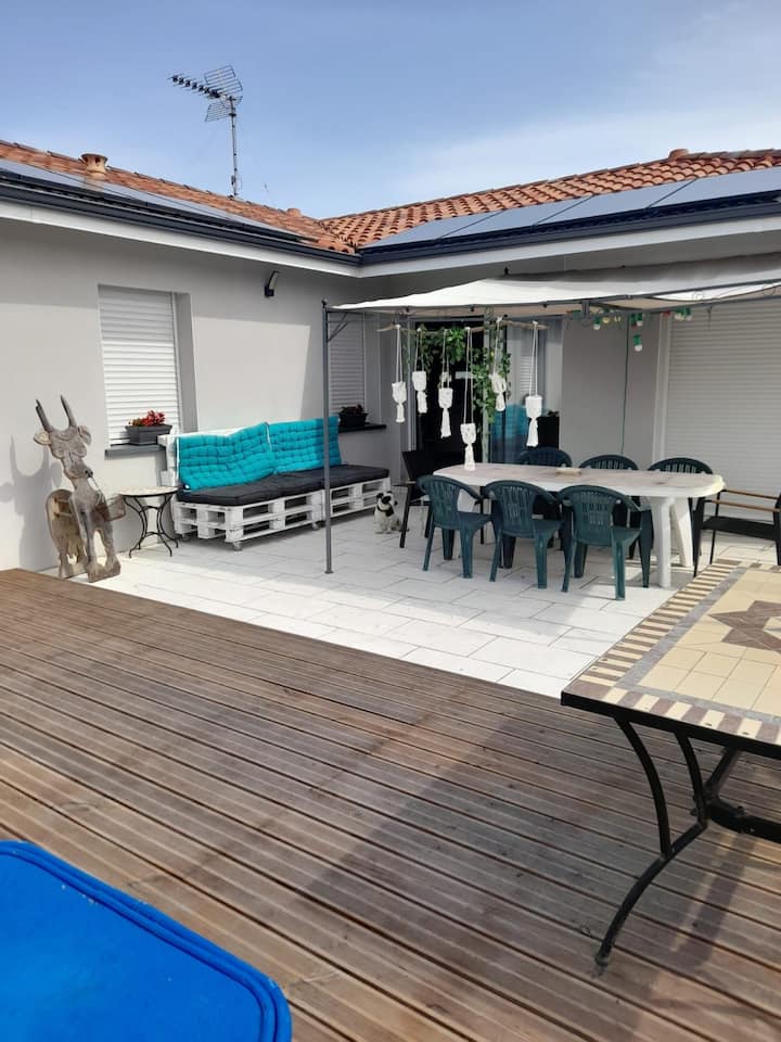 Maison Dans Les Landes Océanes - Lit-et-Mixe