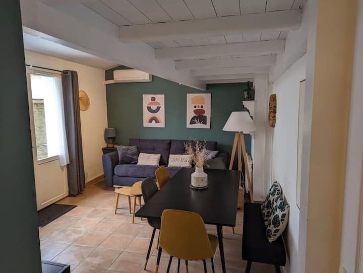 Maison De Charme Dans Clos Privé à 2 Pas Du Port - Île de Ré