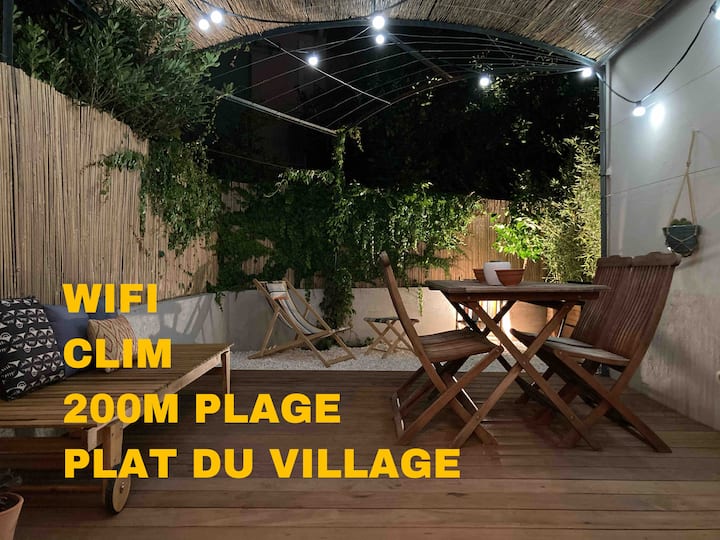 Villa Appart T2-> Jardin 200m Plage Clim Wifi - Banyuls-sur-Mer
