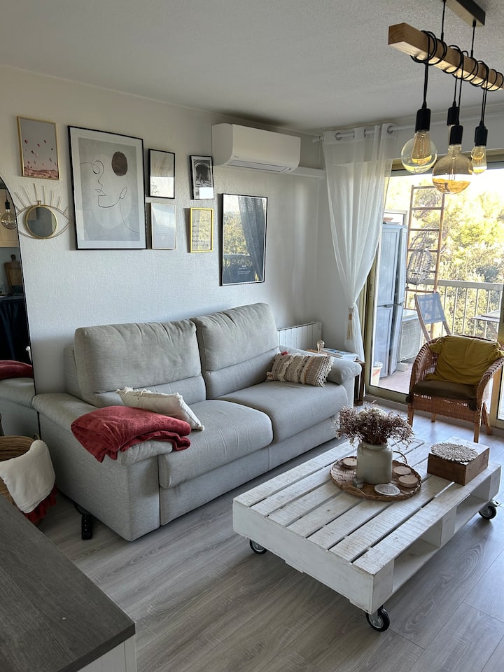 Coquet Studio Calme Et Lumineux - Saint-Laurent-du-Var