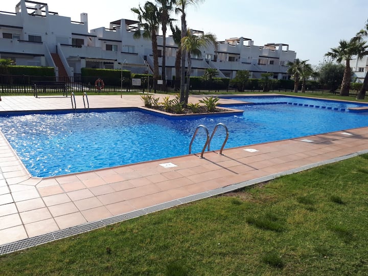 Condado De Alhama Holiday Apt With Roof Solarium - Alhama de Murcia