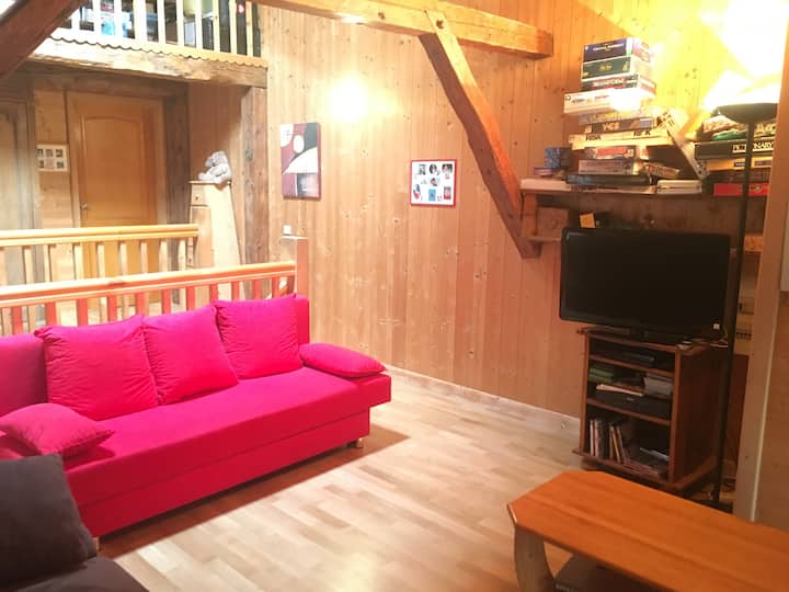 Chambre Dans Une Ferme Rénovée à Taninges. - Taninges