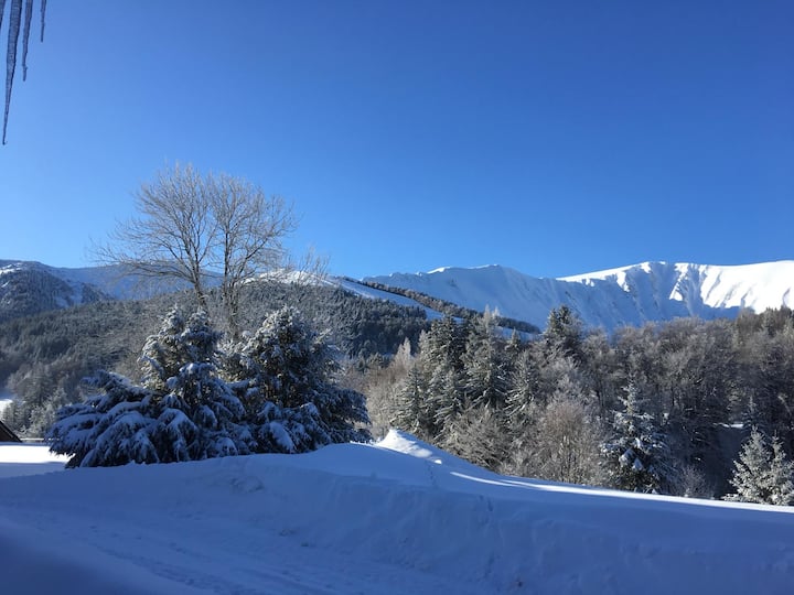 Grand Chalet Confortable Avec Une Vue Imprenable - Chamrousse