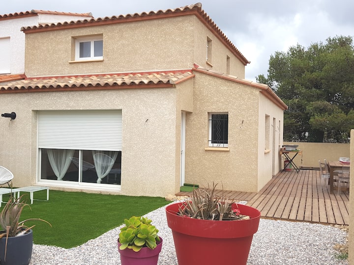 Maison Lumineuse 2 Chambre 2 Sdb à 15min De La Mer - Perpignan