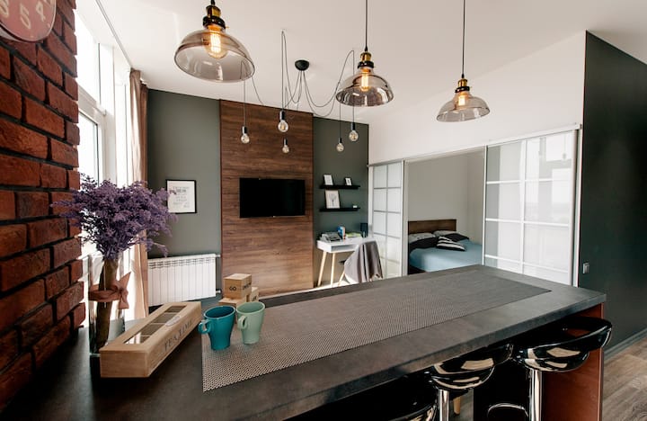 Cozy Loft Studio In 5th Pearl - Ukraine