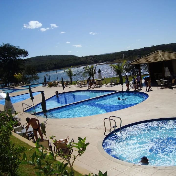 #Apto Aldeia Do Lago
Com Wi Fi Particular No Ap - Caldas Novas