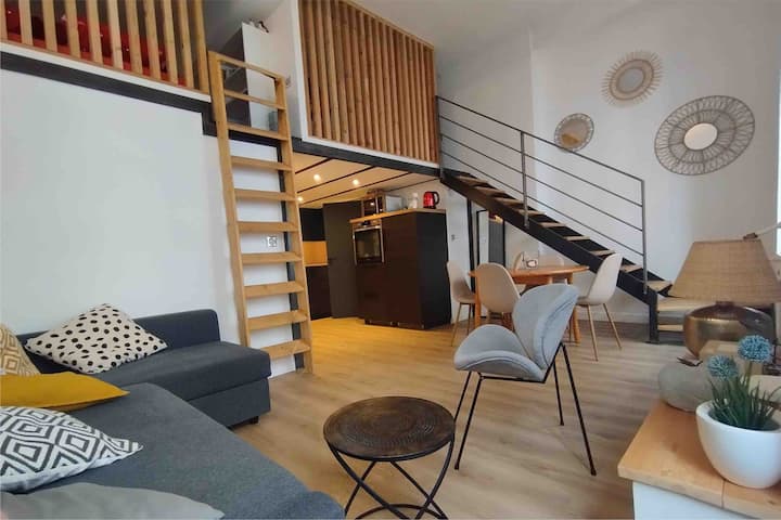 Presqu'île, Esprit Loft, Duplex. - Gare de Lyon-Perrache