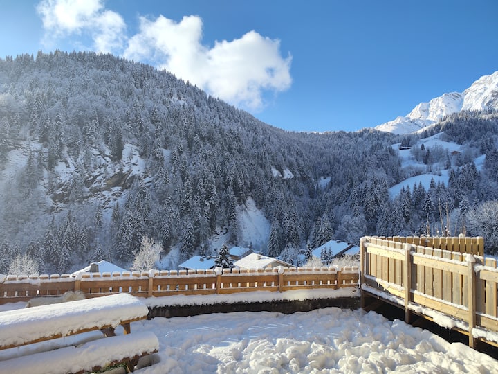 L'escape Des Aravis - Vue 180° - Plein Sud - La Giettaz