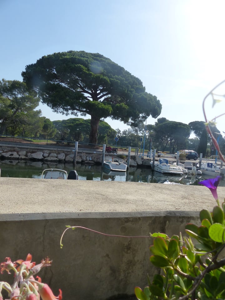 Studio Bord De Mer Et Rivière Avec Vue Sur Le Golf - Mandelieu-La Napoule