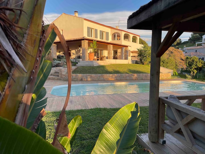 Villa Familiale, Vue Mer Et Campagne - Bastelicaccia