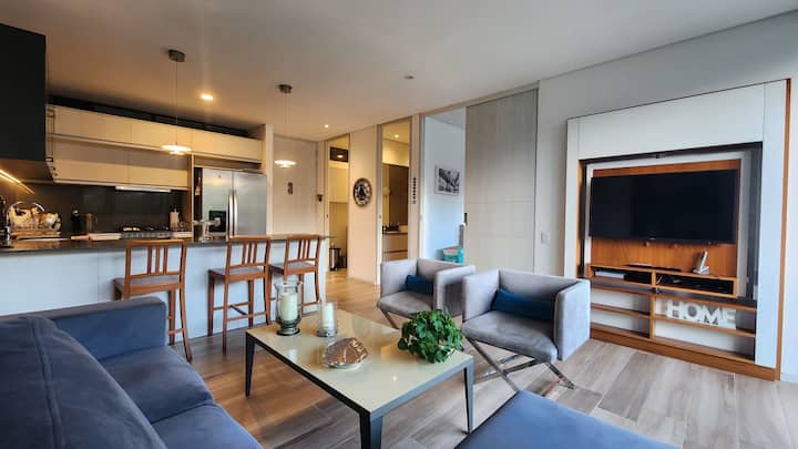 Elegante, Perfecta Ubicación, 2 Cuartos, Aire Ac - Medellín