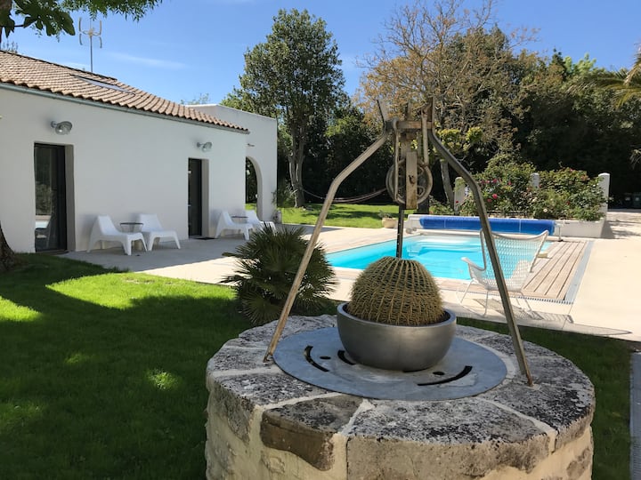 Studio & Piscine-cosy-ronce Les Bains-chaillevette - Île d'Oléron