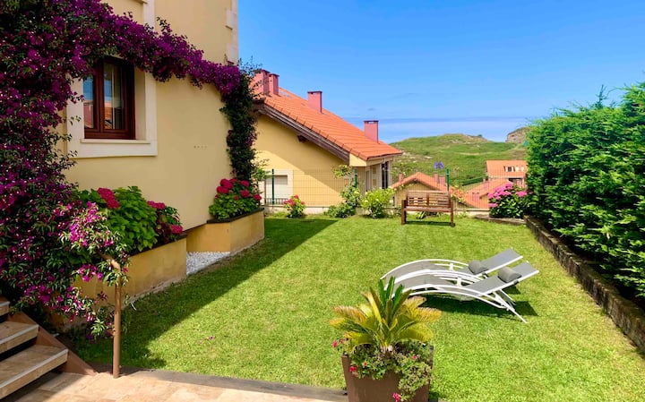Bonito Bajo Duplex Con Jardín Privado En Comillas - Cabezón de la Sal