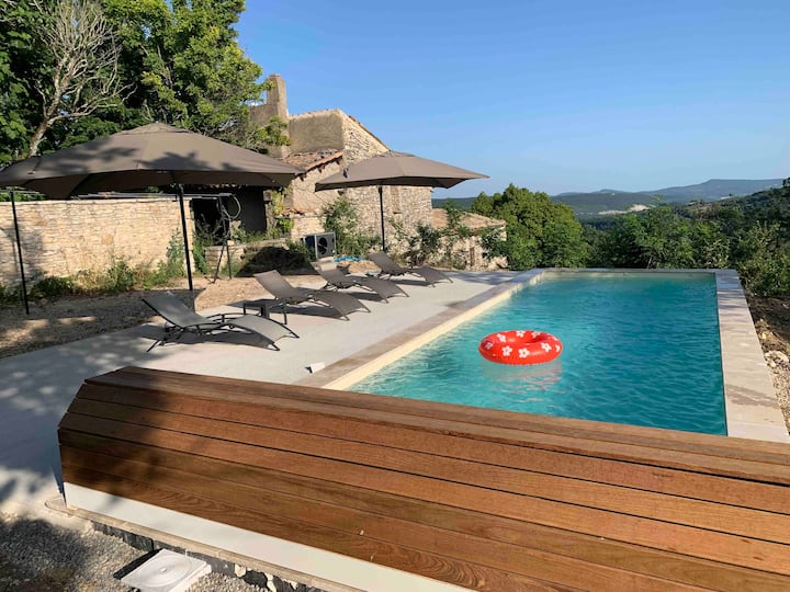 Mas De Provence, Piscine Plein Ciel, 350 M2 - Forcalquier