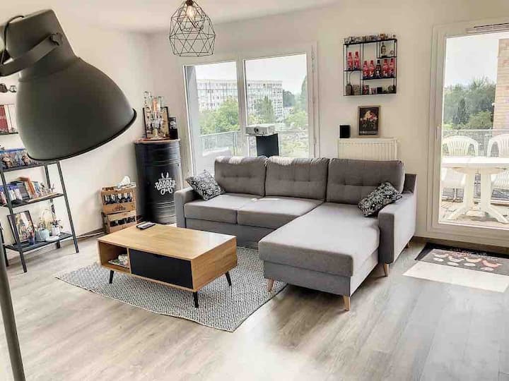 Superbe Appartement - 5 Min De Lille - Lesquin