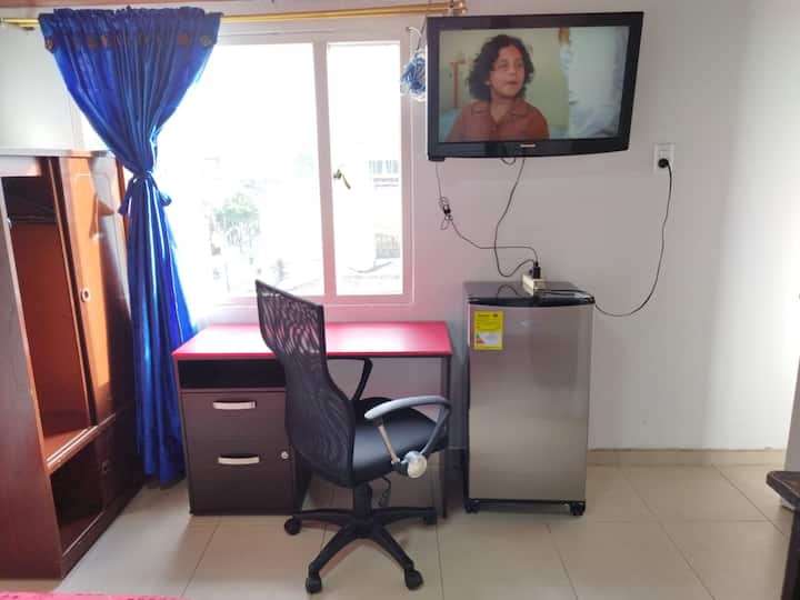 Ubicadísima, Linda, Dotada E Iluminada Habitación. - Meta