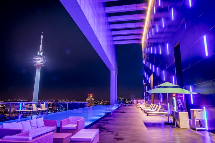 Deluxe 3br + 2bth Suite-kl City Kuala Lumpur Maison D'hôtes Internet 3 Chambres 2 Salles De Bains - Kuala Lumpur