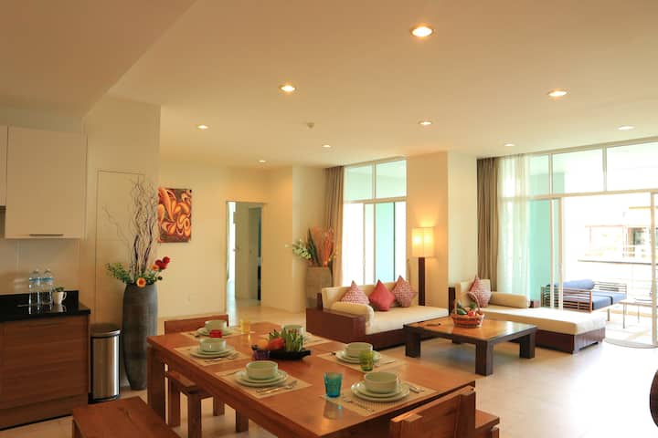 Deluxe Sea View Karon Beach 450m 2bdr/2bth 170sqm - Karon Beach