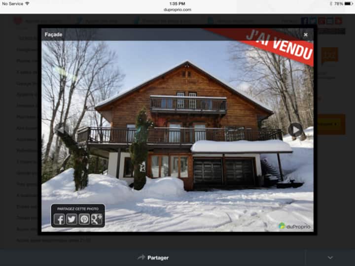 Chalet Superbe St Sauveur/piedmont - Laurentides