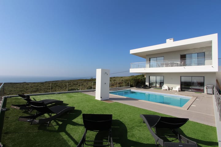 Modern Villa With 180° Oceanview /Starlink - Aljezur