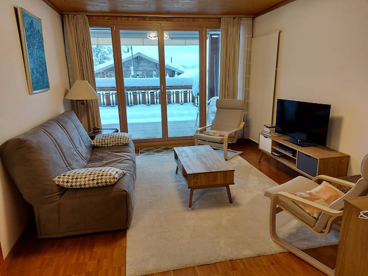 3 Pièces Balcon Plein Sud Au Pied De La Piste - Leysin