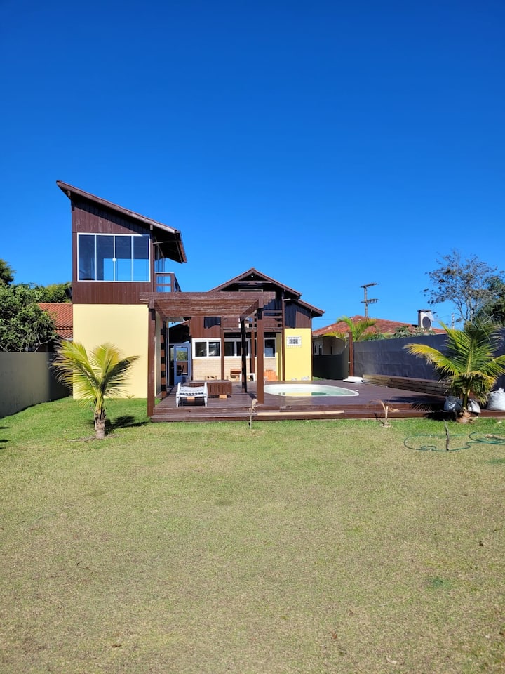 Linda Casa C/ Piscina E áRea De Churrasco Na Lagoa - Imbituba