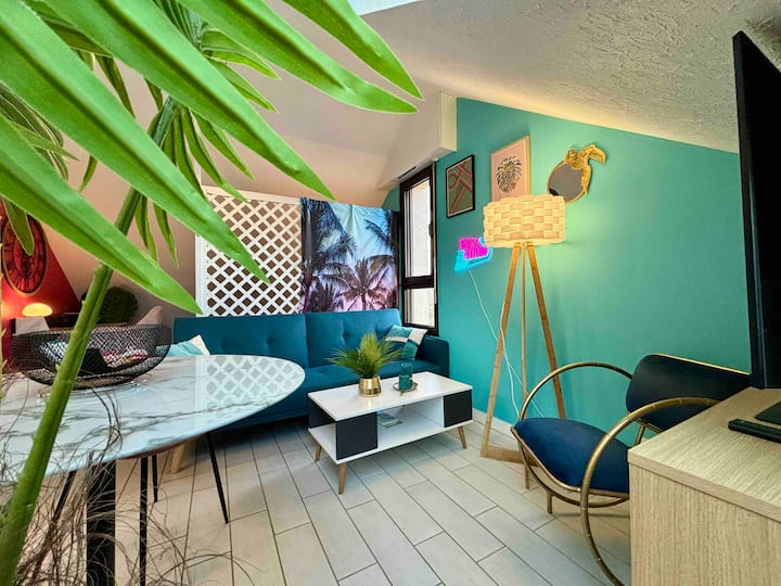 Miami Vibe - Parking Wifi Lave-linge - Quimper