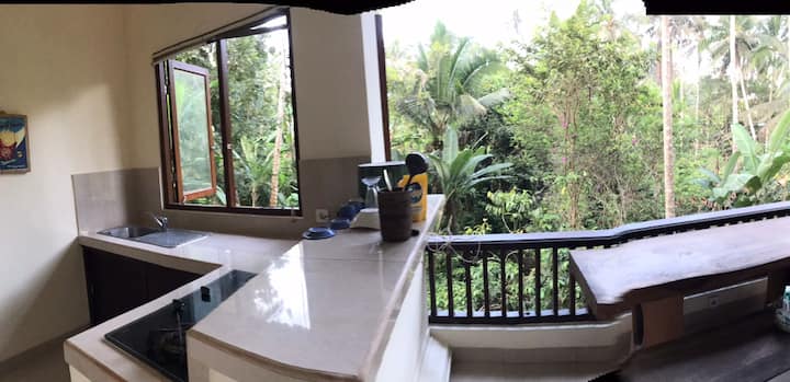 1br, Junggle And River View With Kitchen, Ubud - Ubud