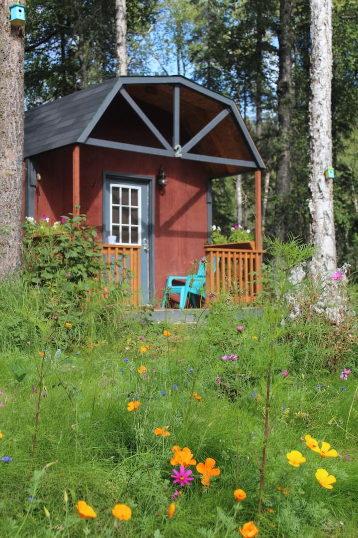 Cozy Cabin In The Woods W/ Bathhouse - Talkeetna