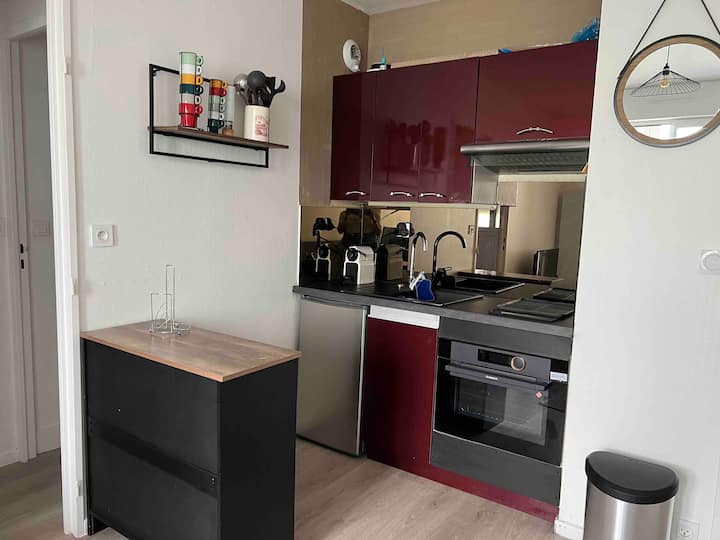 Appartement Cosy à Cabourg Bien Situé (T2-30m2) - Merville-Franceville-Plage