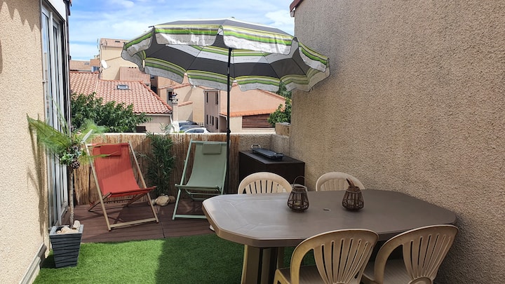 Appartement à 3min A Pied De La Plage. - Saint-Pierre-la-Mer