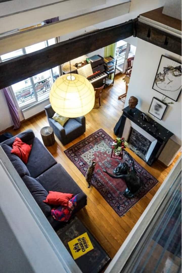 Grand Duplex Dans Une Voie Privée à Ménilmontant - Ménilmontant