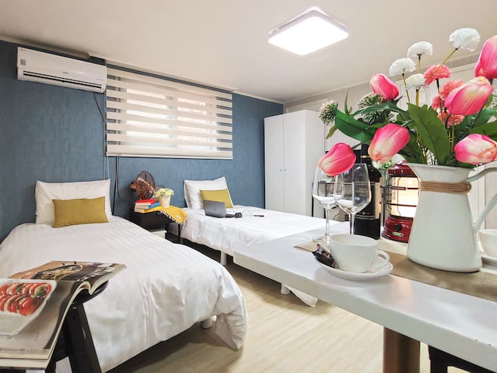 1br/gangnam Area/5-10min To Metro/역삼역/풀옵션/단기렌트/211 - Seúl