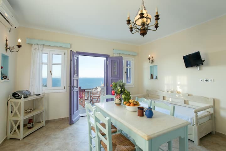 Villa Athina - Two Bedroom Villa, Sea & Pool View - Naxos
