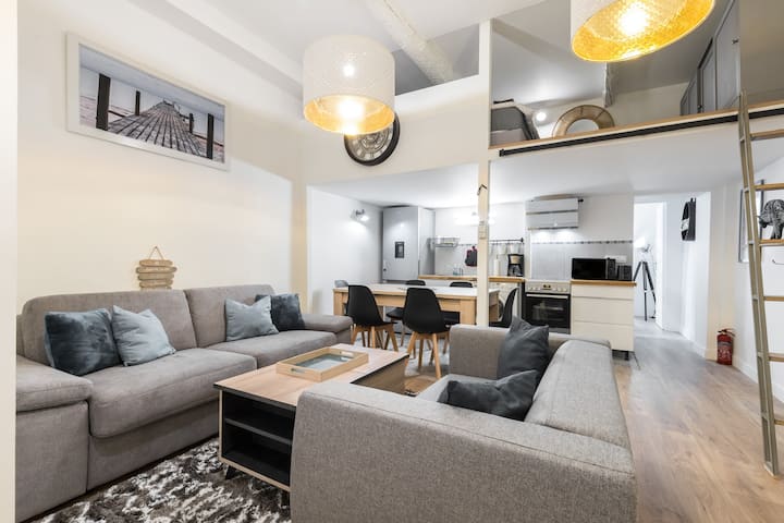 Cosy Loft With Mezzanine Near The Beach - ibis Styles Beaulieu sur Mer