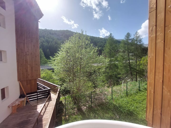 Studio Cosy, Balcon Vue Montagnes, Parking Gratuit - Allos
