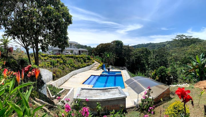 Agradable Casa Finca Con Piscina - Oiba