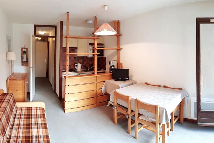 Studio Ensoleillé, Plein Sud, Balcon 1° éTage - Lacs Jovet