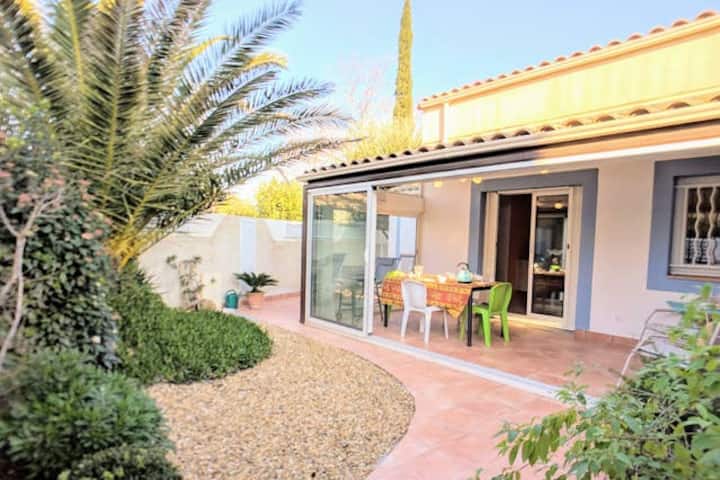 Maison + Garage 4 Couchages Quartier Rochelongue - Agde